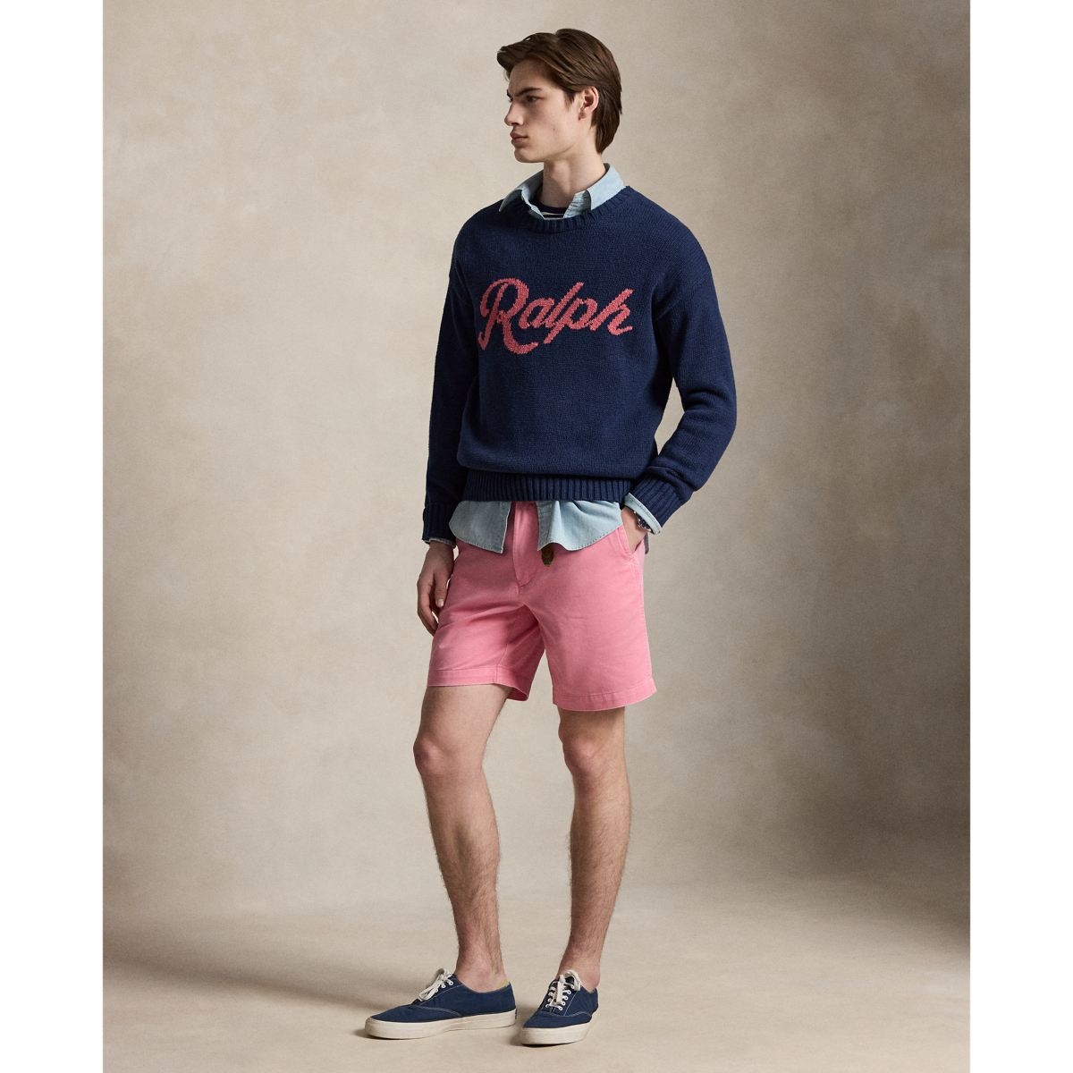 RALPH LAUREN Salinger 8-Inch Straight Fit Chino Short
